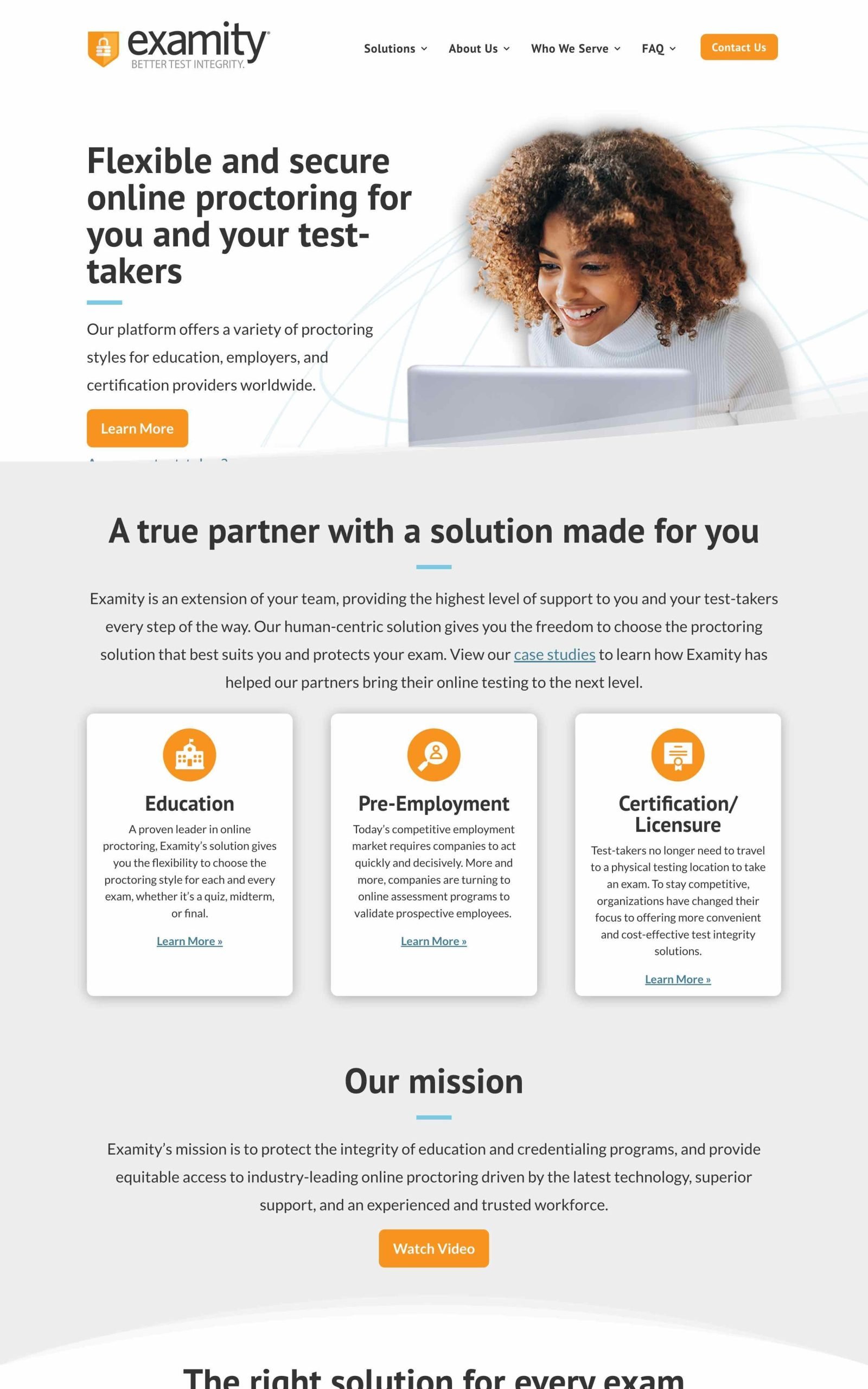 Examity | Ericks Webs Design